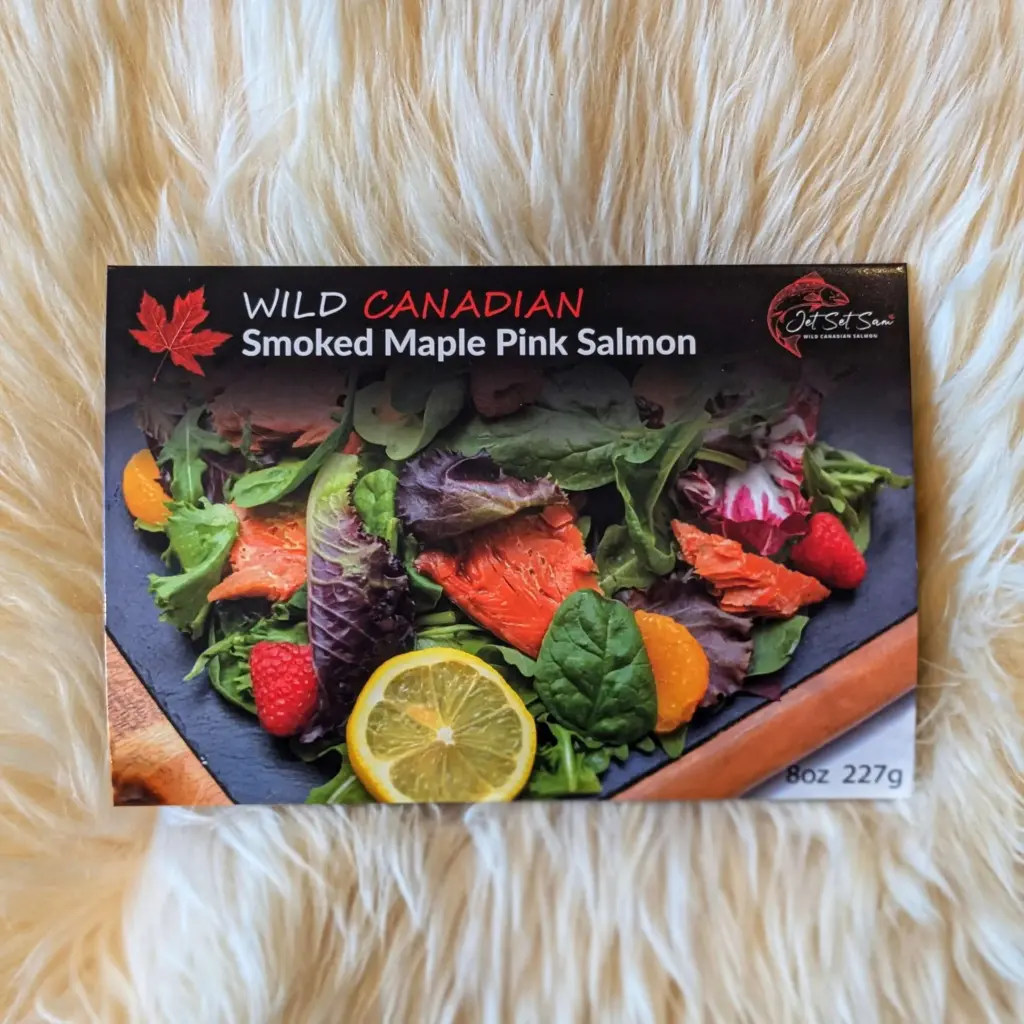 Wild Canadian Maple Syrup Glazed Smoked Pink Salmon - Jet Set Sam ...
